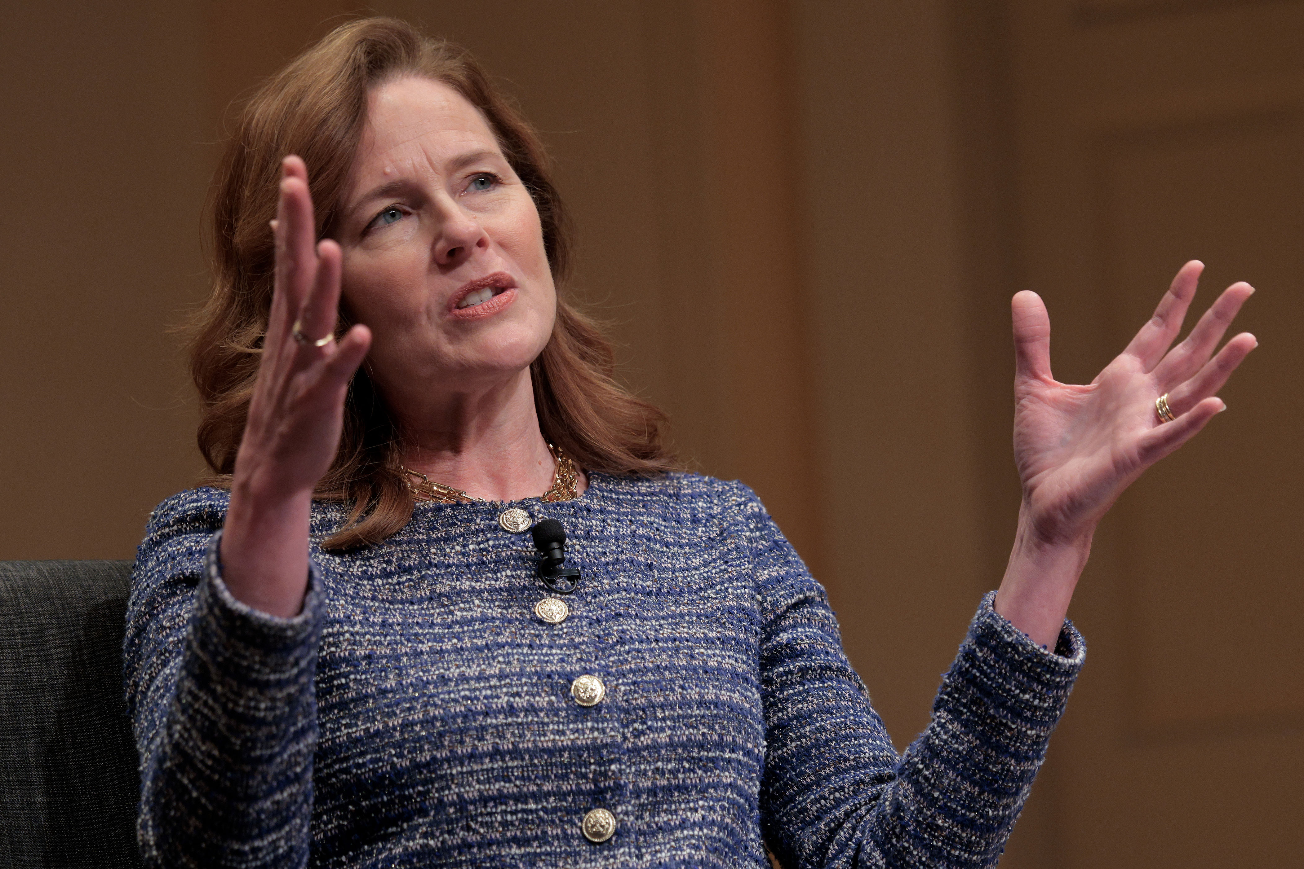 Amy Coney Barrett sits out Supreme Court decision