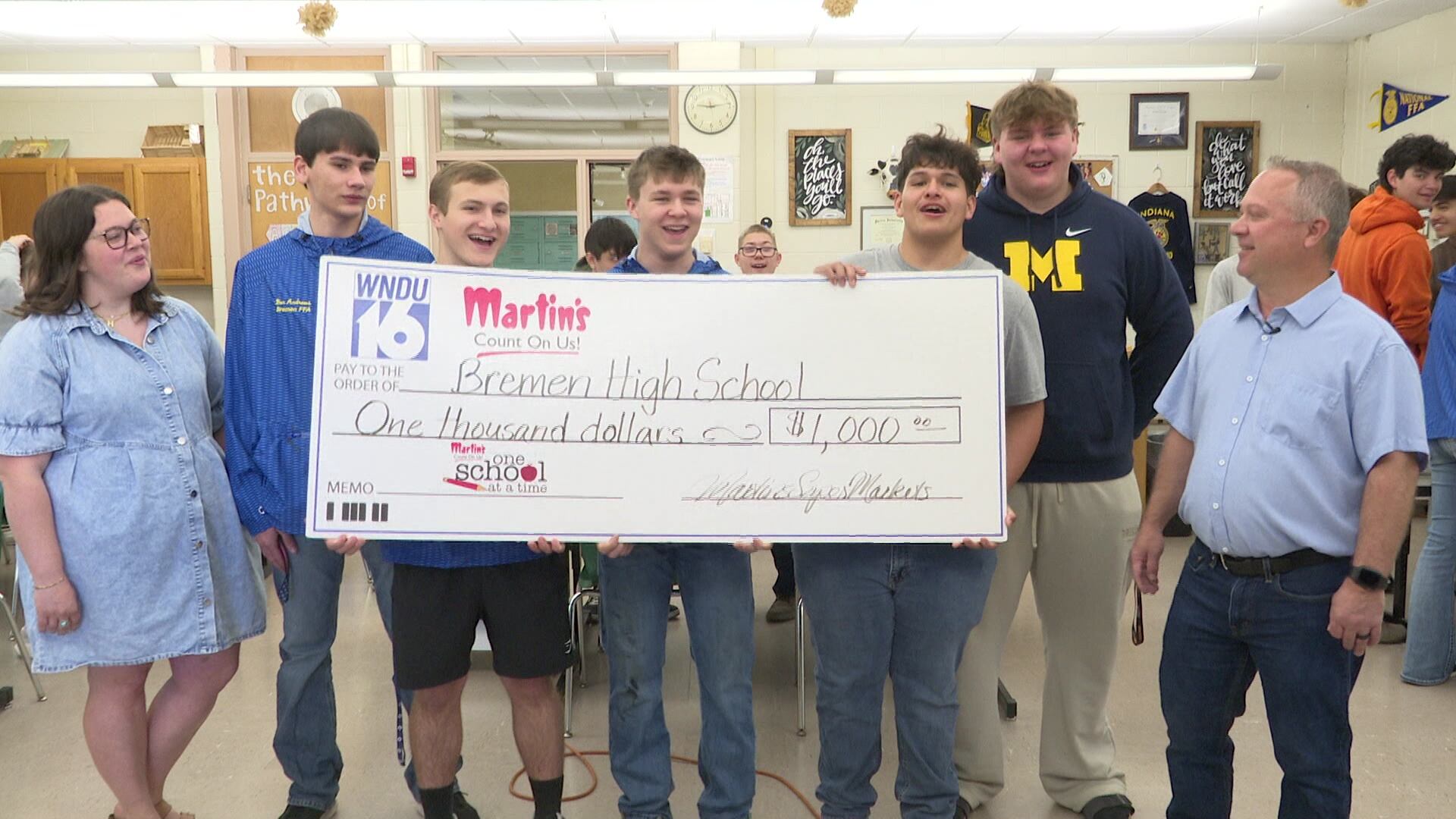 One school at a time: Bremen High School wins Martin’s grant for food ...