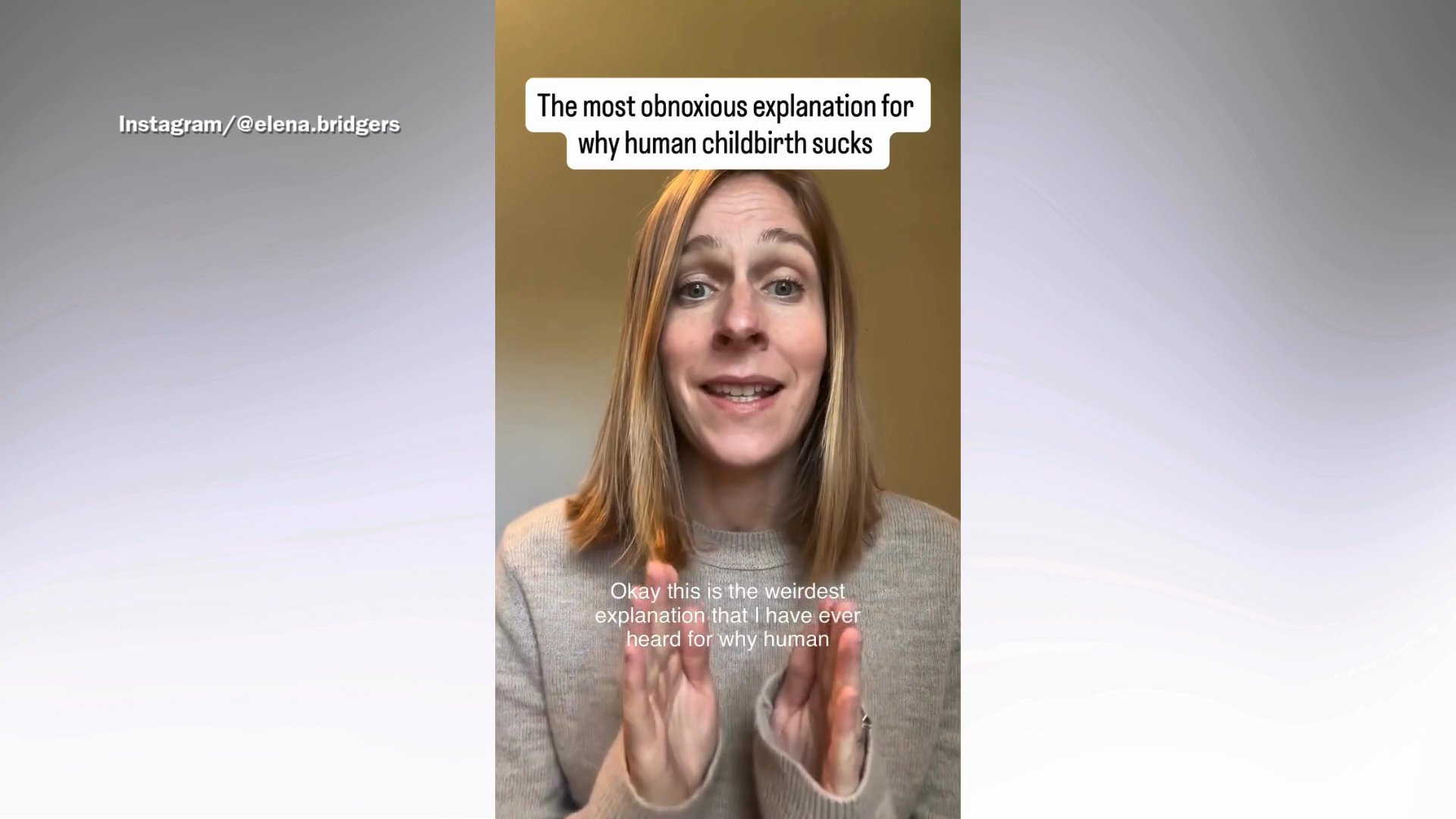 This evolution theory about childbirth is making women furious