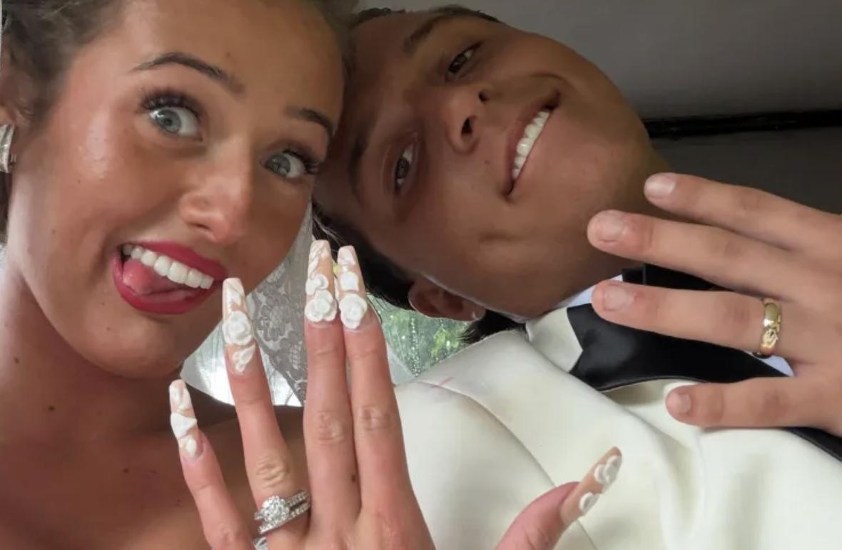 Inside Venezuela Fury's wedding to Noah Price, from Crocs to 18 bridesmaids