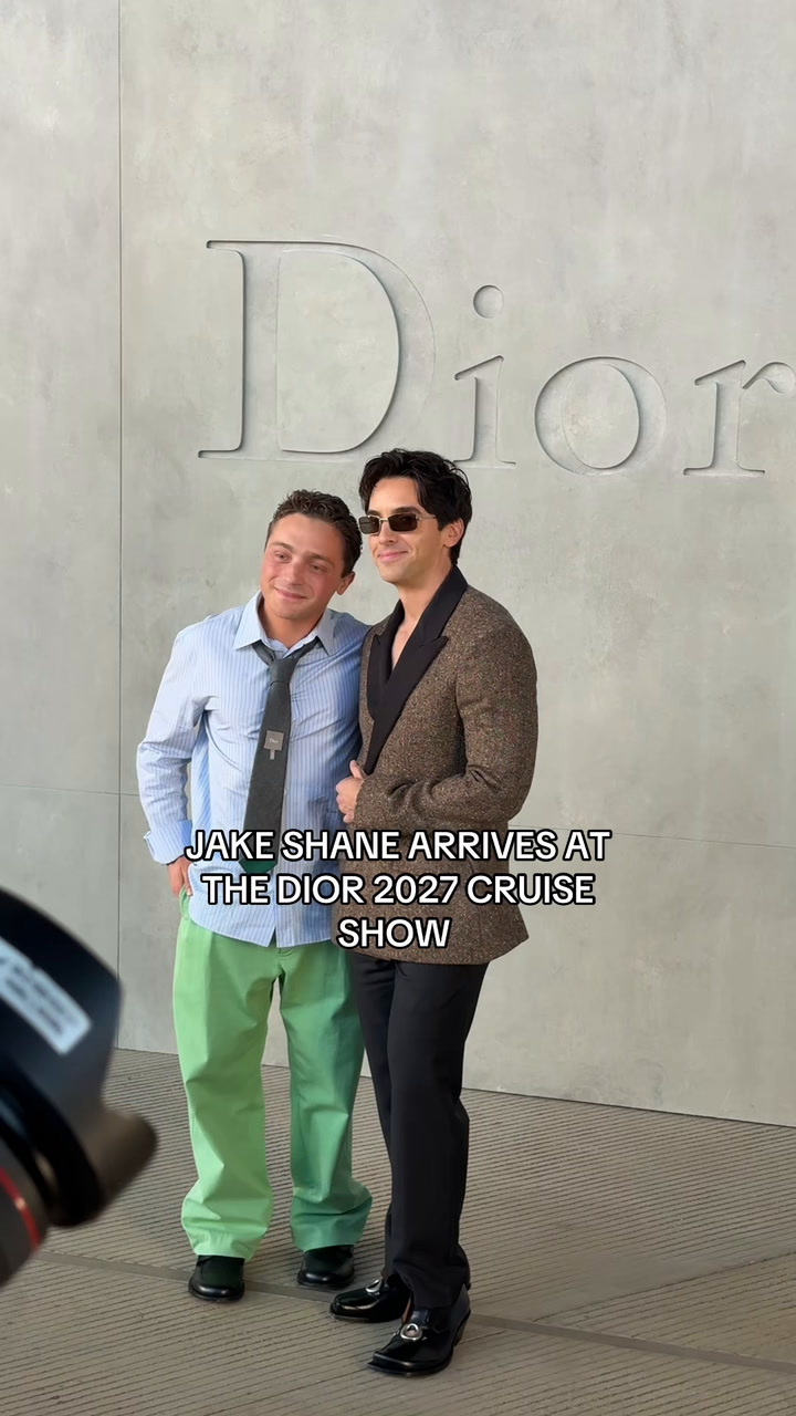 Spotted: Jake Shane at the Dior 2027 cruise show