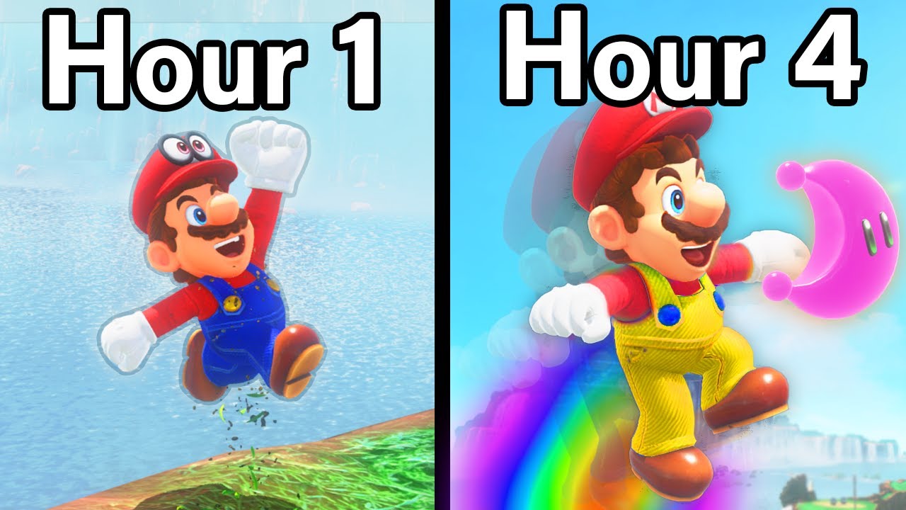Mario speedrun challenge where jump height doubles every five minutes