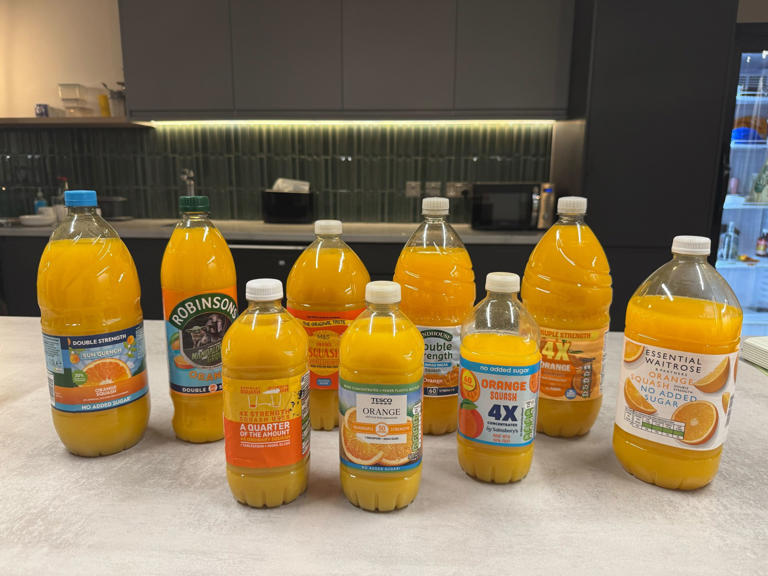 Asda’s £1.84 own-brand orange squash crowned better than Robinsons and M&S