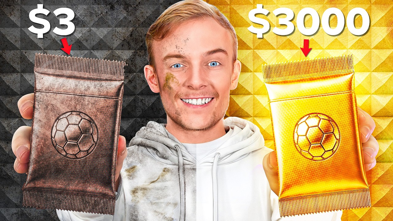 I opened a $3 vs $3,000 football card pack! 💰