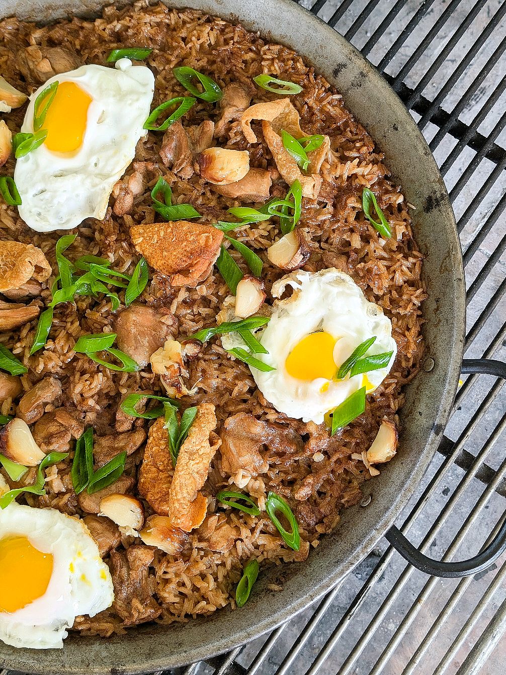 Adobo paella recipe chicken and rice fusion dish