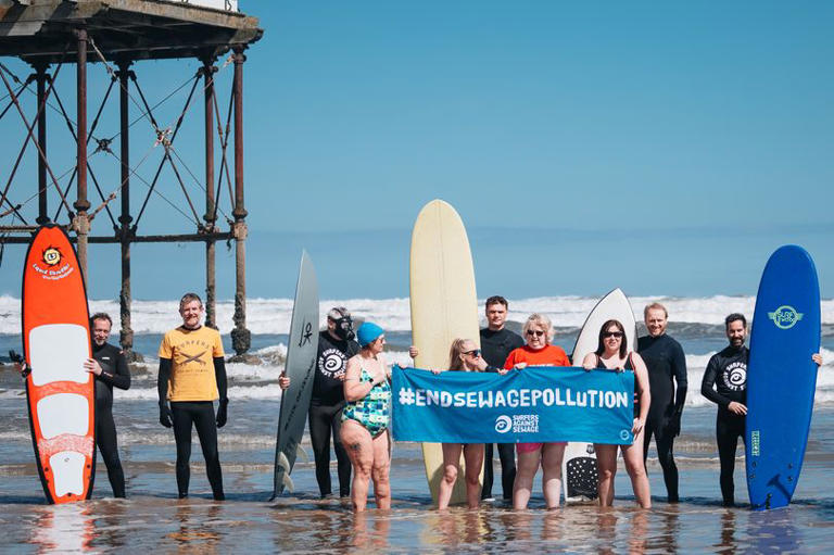 Demonstrators gather in Saltburn as part of national protest to demand ...