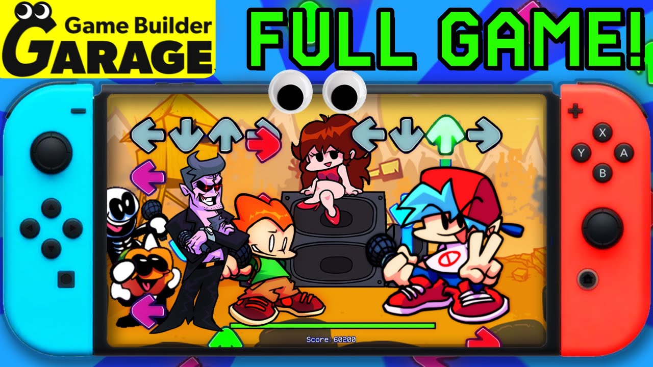Building the full Friday Night Funkin game using Game Builder Garage