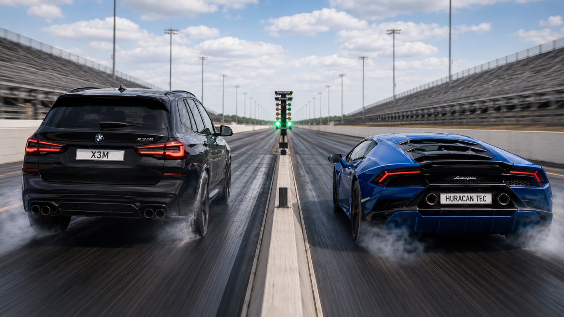 Is Huracan Tecnica faster than 700HP BMW X3M?