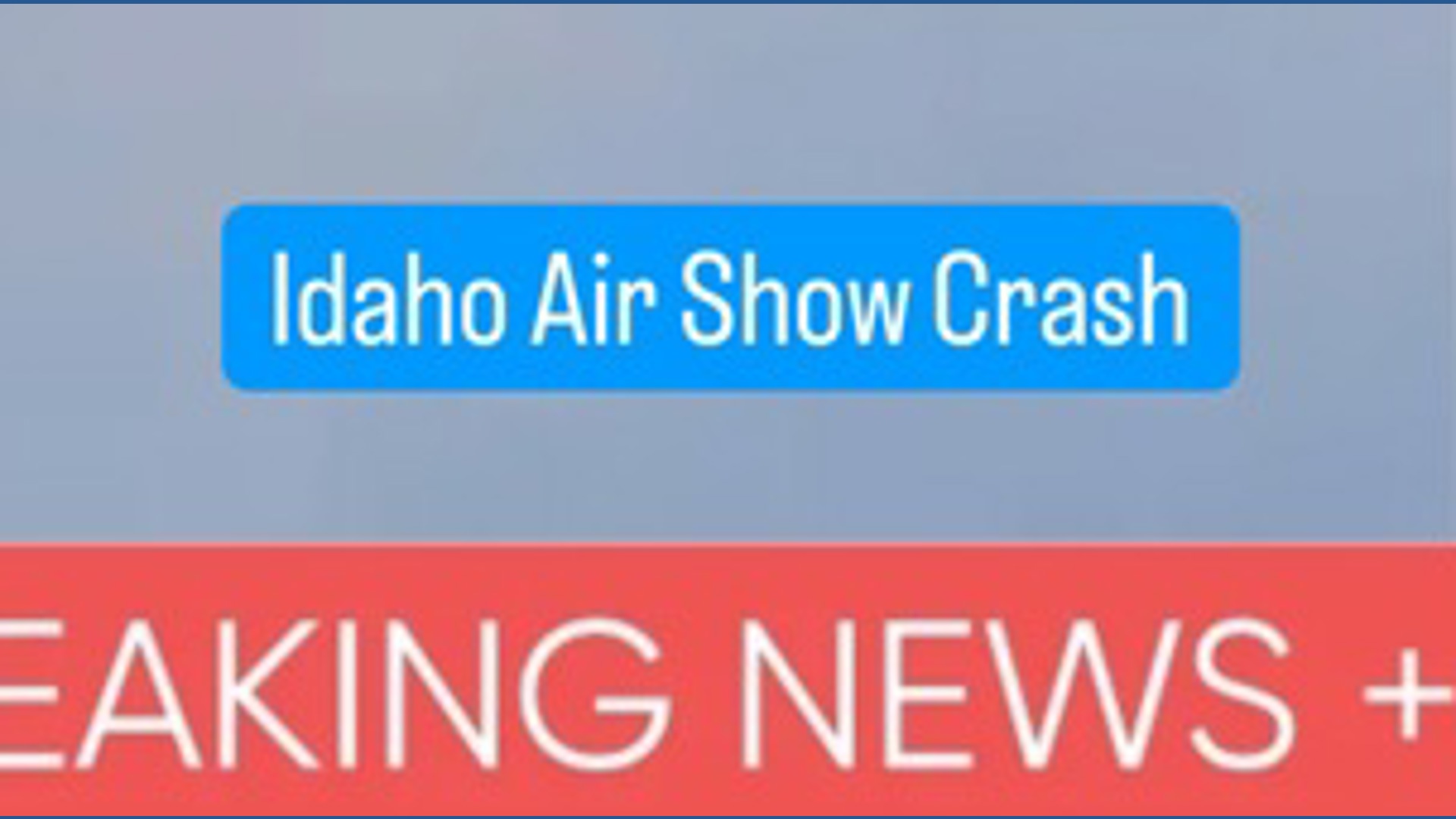 Full video: Idaho air show crash