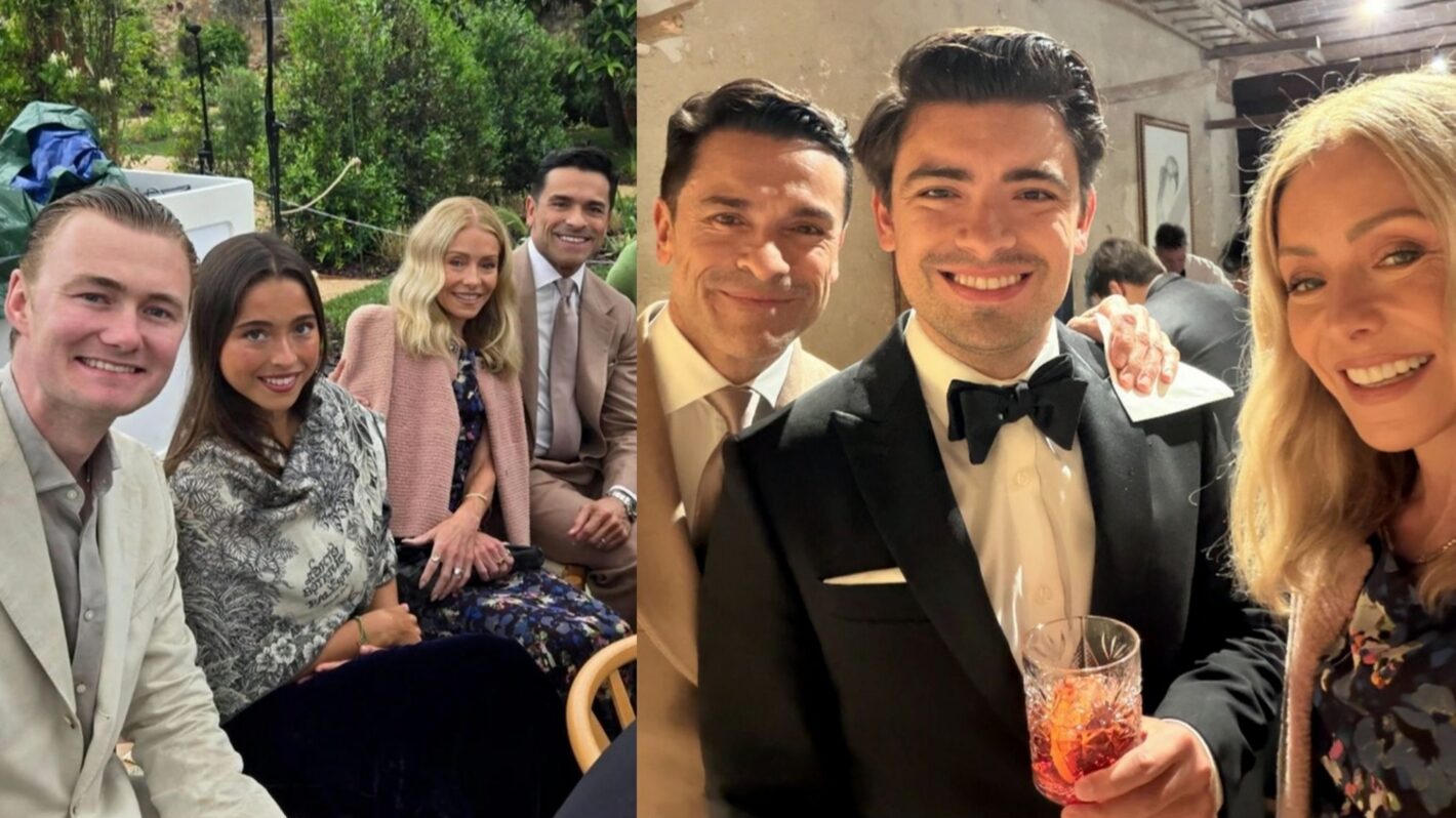 'Live': Kelly Ripa & Mark Consuelos share photos of family wedding in Italy