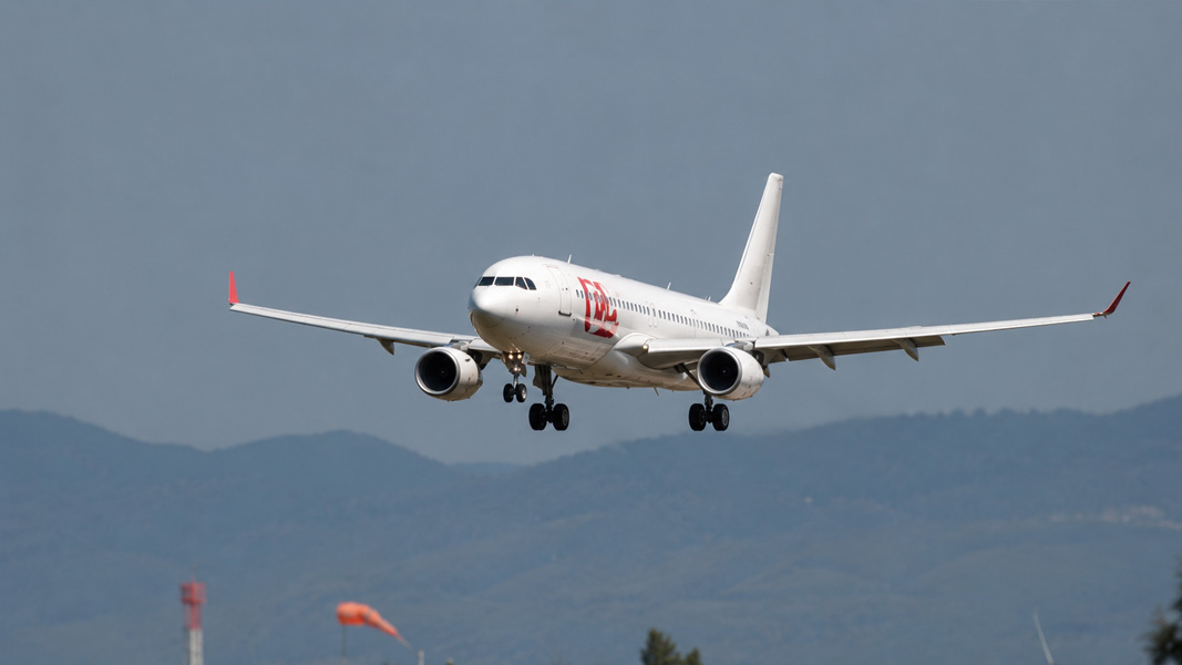 Airbus A330 struggles on final approach