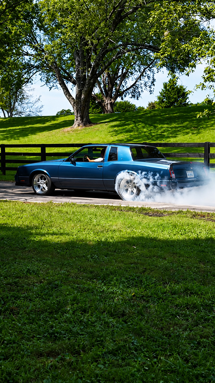 700 HP Monte Carlo SS does a huge burnout