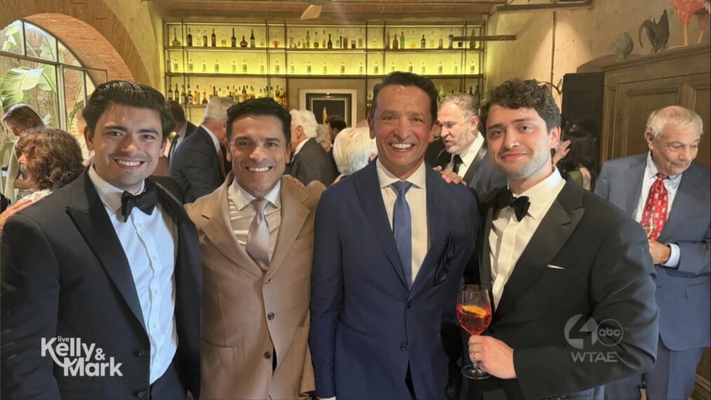'Live': Kelly Ripa & Mark Consuelos share photos of family wedding in Italy