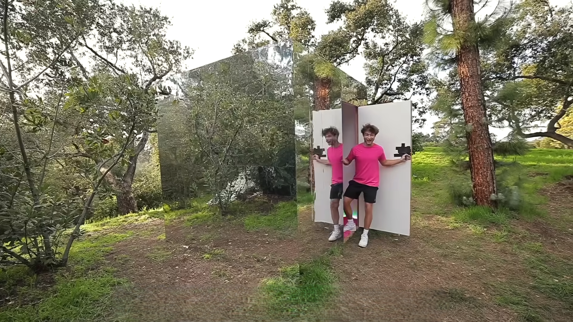 Watch how he covered a secret room in mirrors and thought it was ...