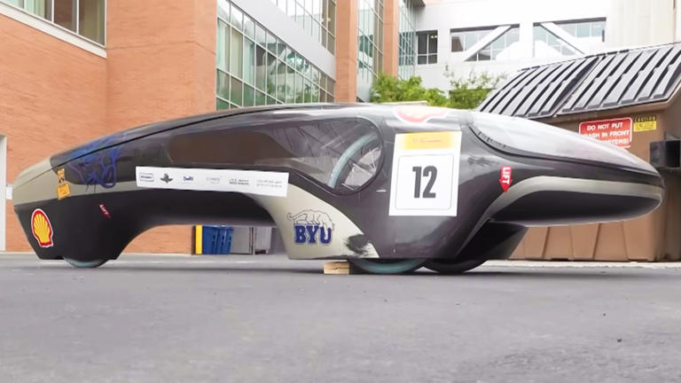 American students built a 2,145 MPG car, assuming you’re under 120 pounds