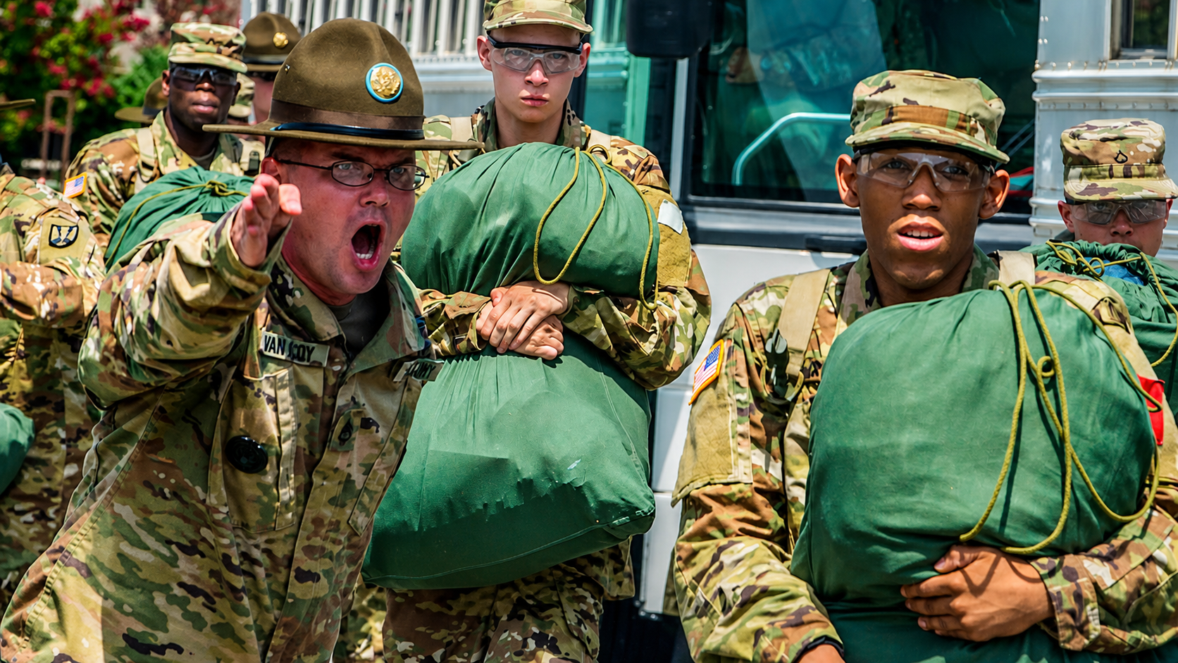 How soldiers train: Obstacle courses, gas chamber, and life-saving skills