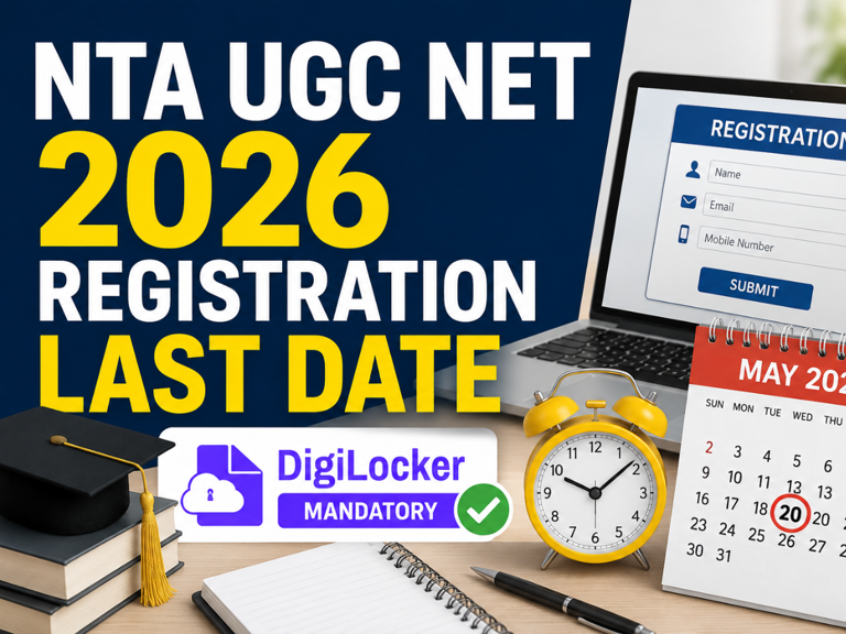 NTA UGC NET 2026 registration last date: Application window closes soon ...