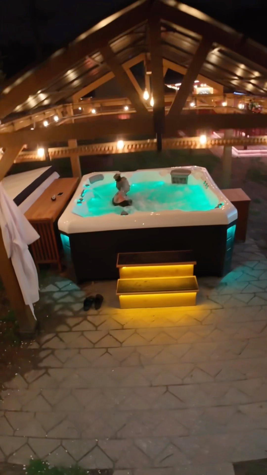 This spa is just what we needed in our backyard