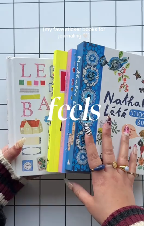 My favorite sticker books for journaling