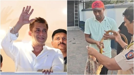 Snake rescued at Salman Khan's Galaxy Apartment in Mumbai