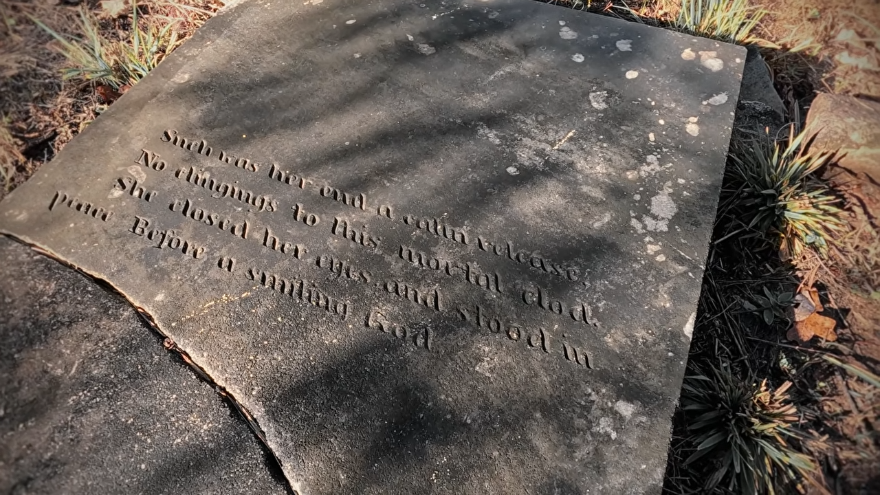 They walked into the woods — and found a cemetery from a dead town