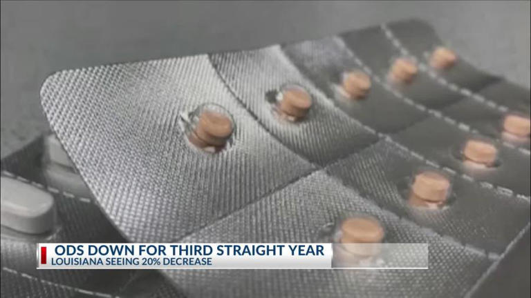 New CDC numbers show a decline in overdose deaths for three straight years