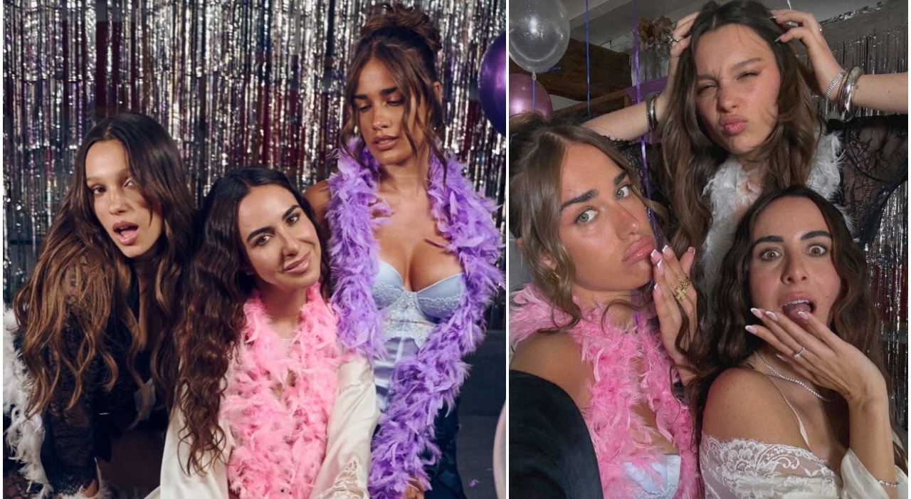 Federica Abbate si sposa, le foto dell'addio al nubilato con Clara e ...