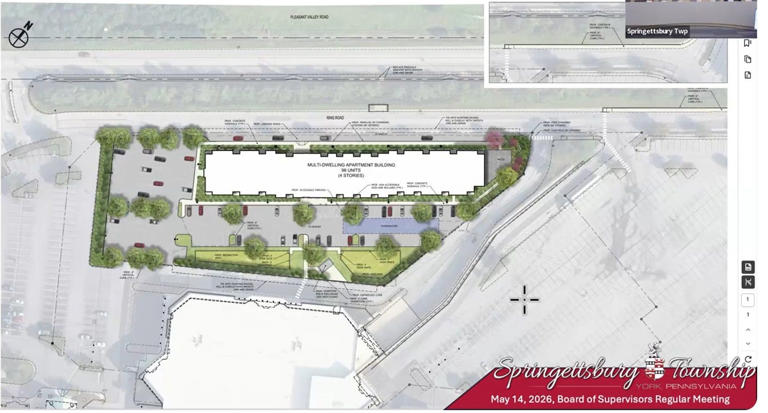 Plans approved for 98-unit apartment building at York Galleria