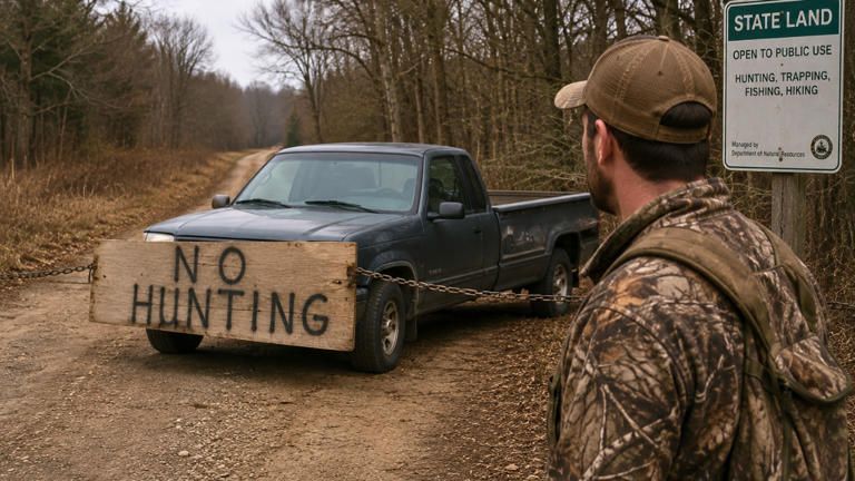 A blocked gate can turn a hunting morning into a legal headache