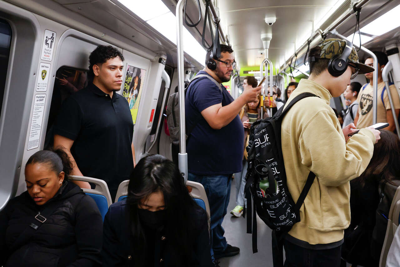 People are using their laptops on BART. Officials think they know why