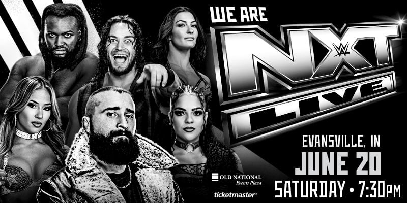WWE NXT live event coming to Evansville in June