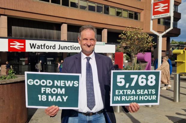 '5,700 extra seats at peak time' as new Watford Junction timetable ...