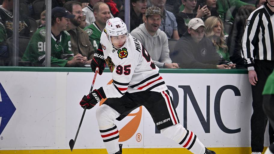 Ilya Mikheyev's time with the Blackhawks is reportedly over