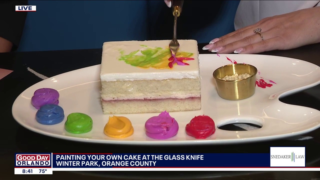 Paint your own slice of cake at this Florida restaurant