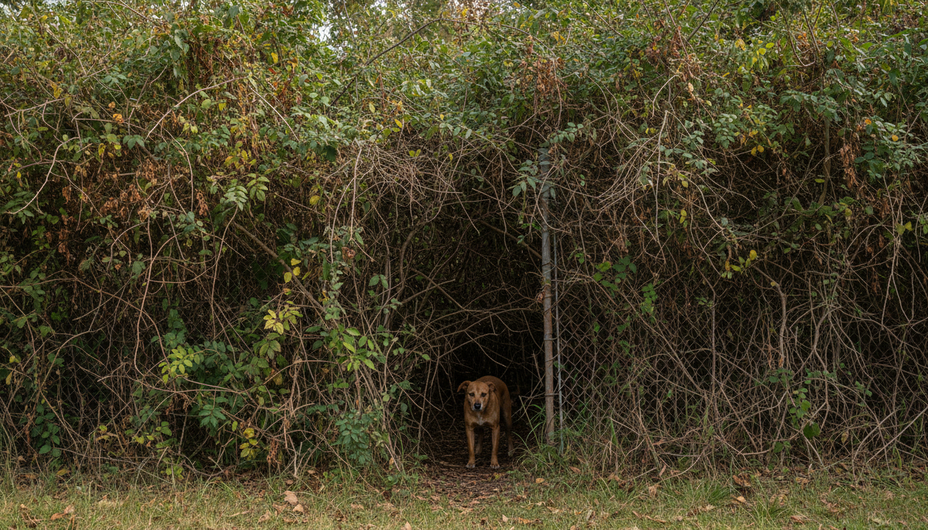 Homeless dog is terrified of being rescued because she’s hiding her baby