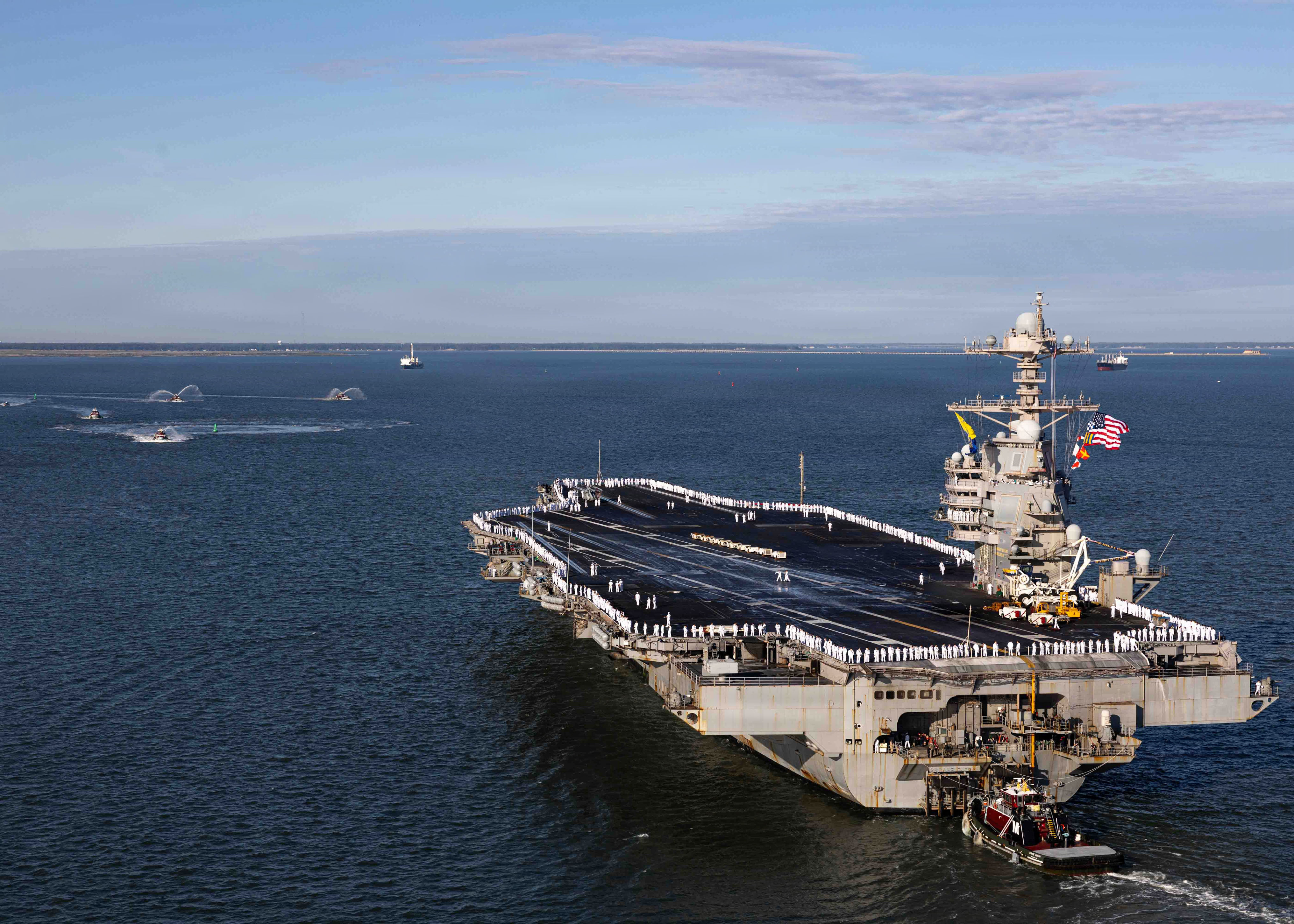 Ford Carrier Strike Group receives Presidential Unit Citation after ...