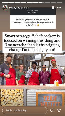 Bobby Flay says he's the 'odd guy out' competing against girlfriend ...
