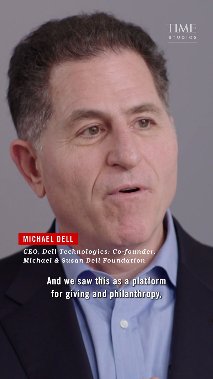 Why Michael and Susan Dell are giving $250 to 25 million children