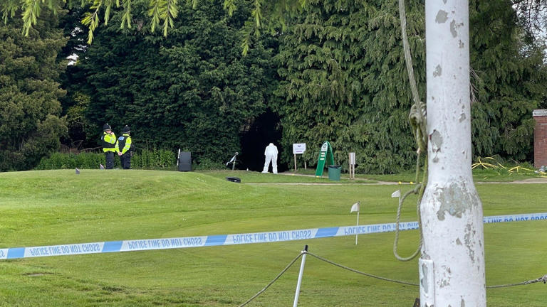 Images released after man stabbed on golf course