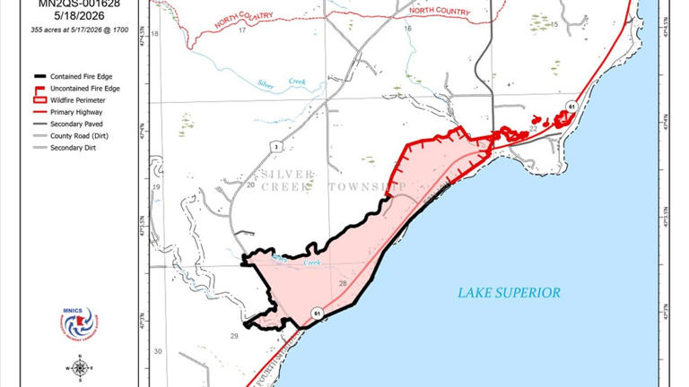 Minnesota wildfires: Stewart Trail Fire containment grows to 62% as Gov ...