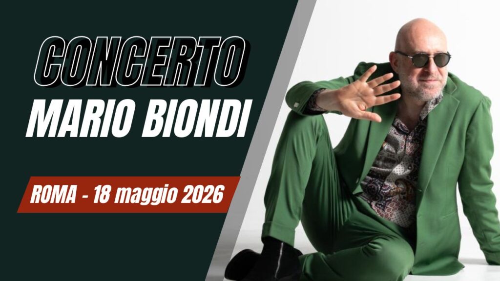 Scaletta concerto Mario Biondi a Roma, programma, ospiti, biglietti e ...