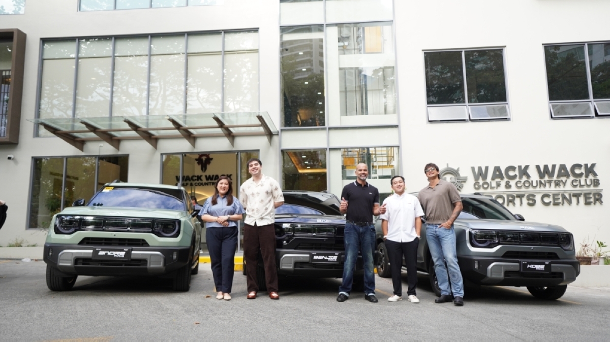 Benjie, Kobe and Andre Paras named BAIC Philippines brand ambassadors