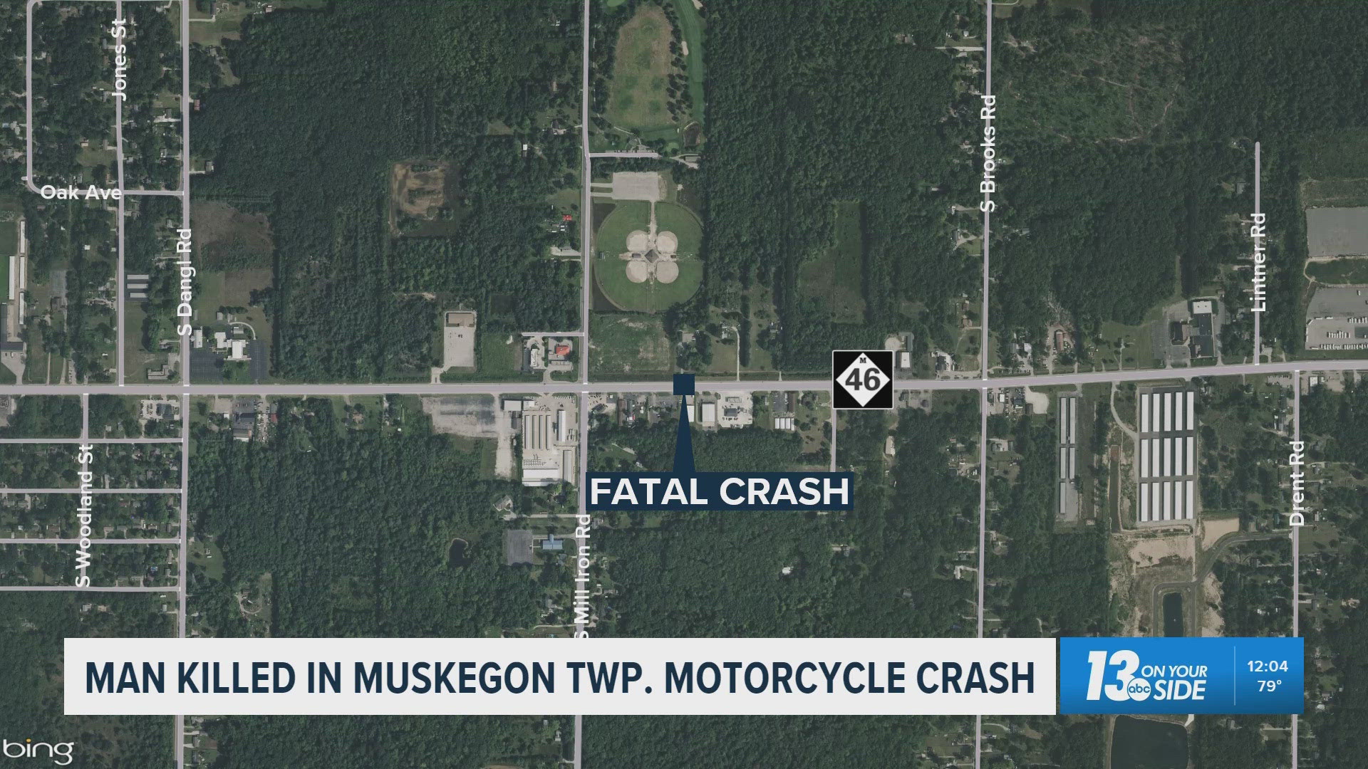 Man killed in Muskegon Township motorcycle crash