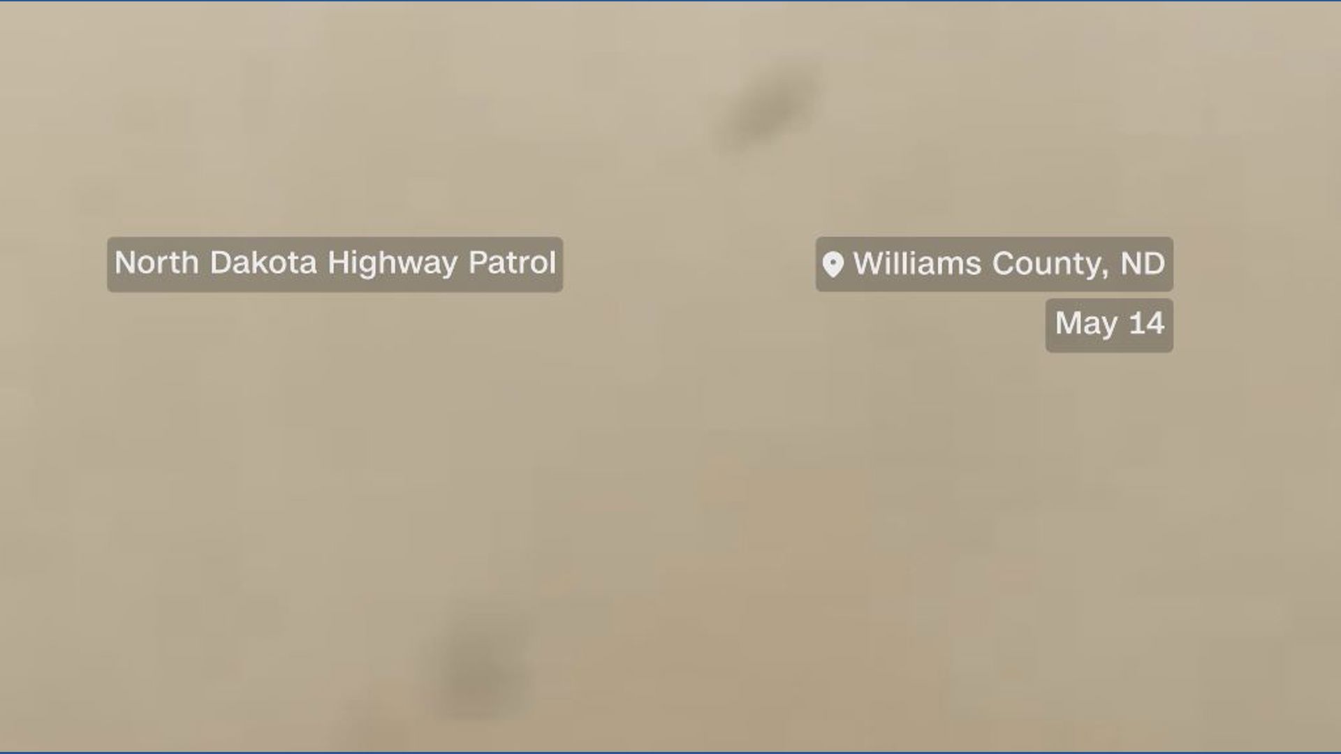 Blinding dust storm sweeps across North Dakota