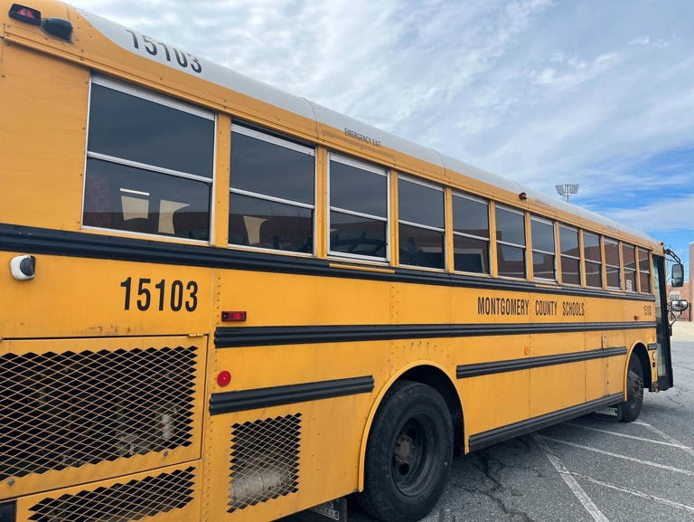 No injuries reported after Tesla crashes into school bus