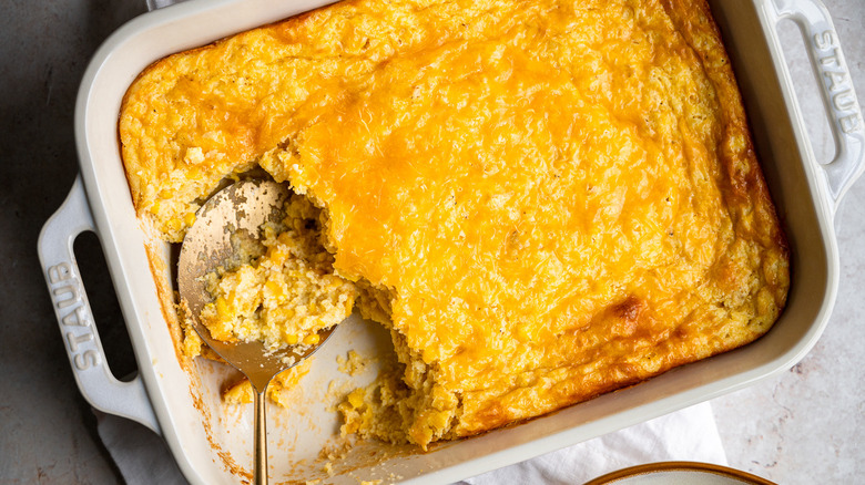 Cheesy corn casserole recipe