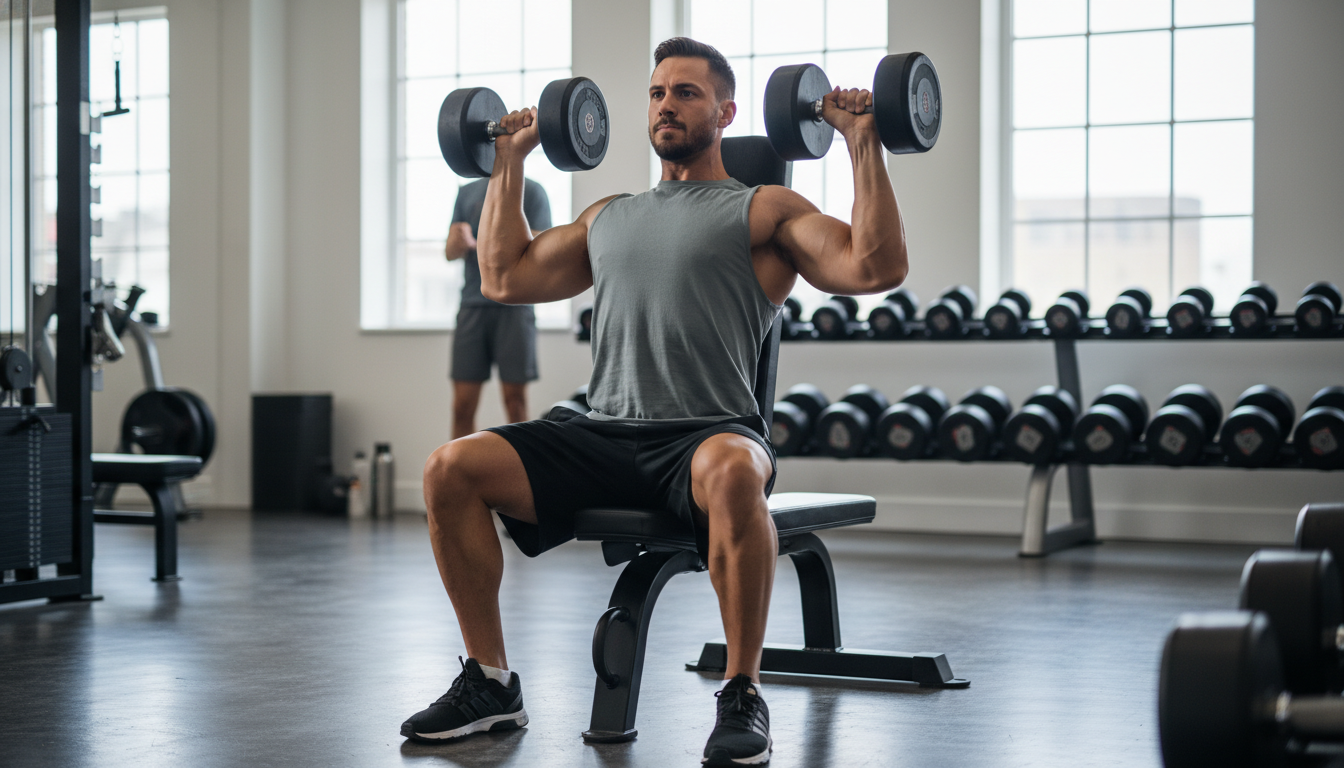 Try these shoulder exercises to build your shoulders at the gym or at home