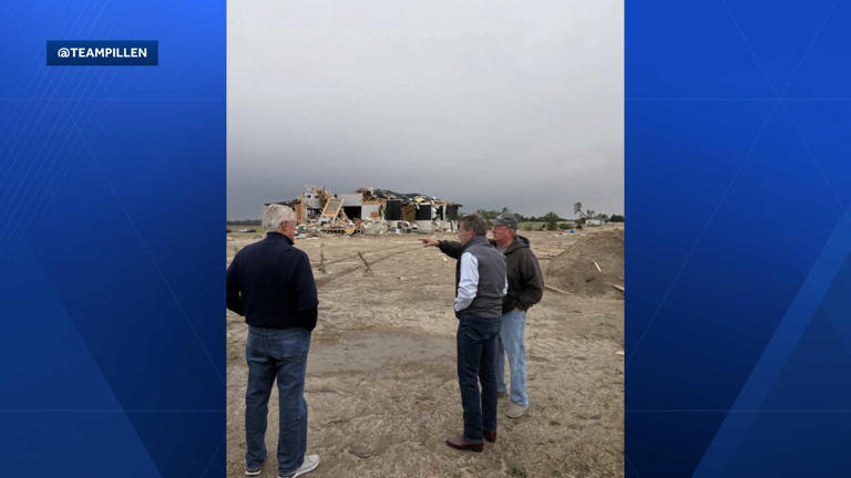 Photos: Nebraska Gov. Jim Pillen shares scenes of tornado damage after ...