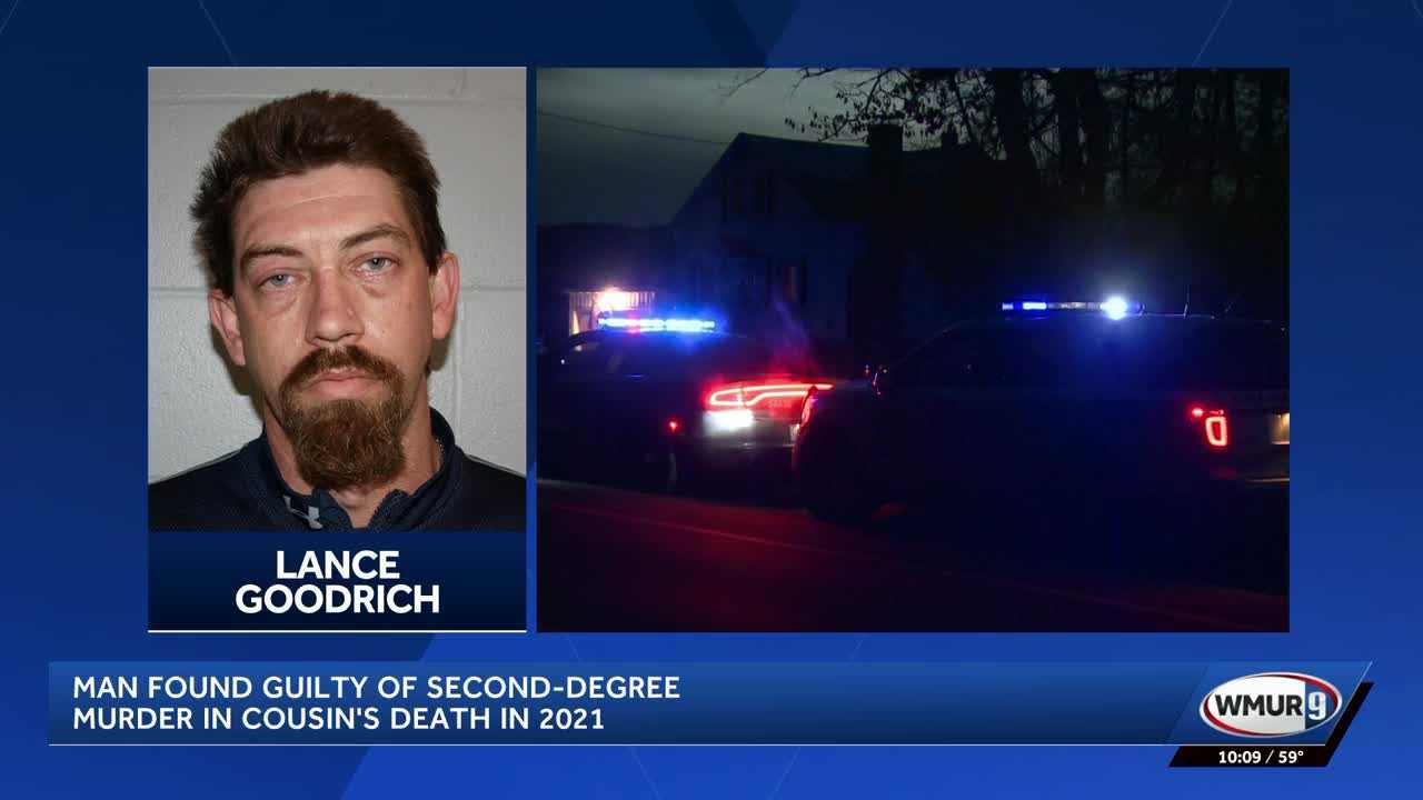 New Hampshire man found guilty of second-degree murder in cousin’s death