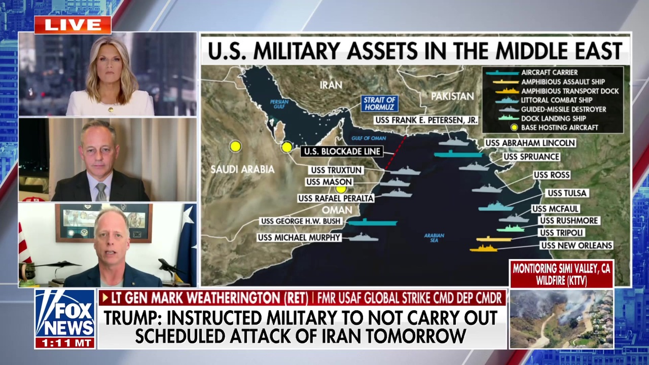 Trump says he was asked to hold off on military operations against Iran ...
